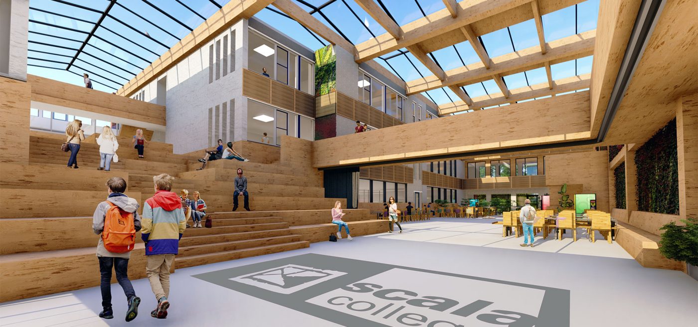 Scala college - Hoogmoderne schoolrenovatie - Alphen aan den Rijn