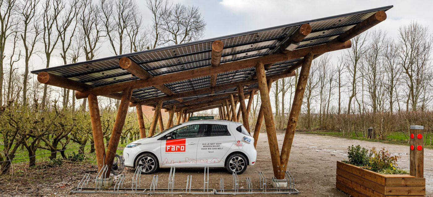 Onze zonnecarport ter inspiratie! – FARO Architecten